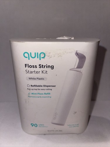 Quip Refillable Floss String Dispenser - White Plastic - with Mint ...