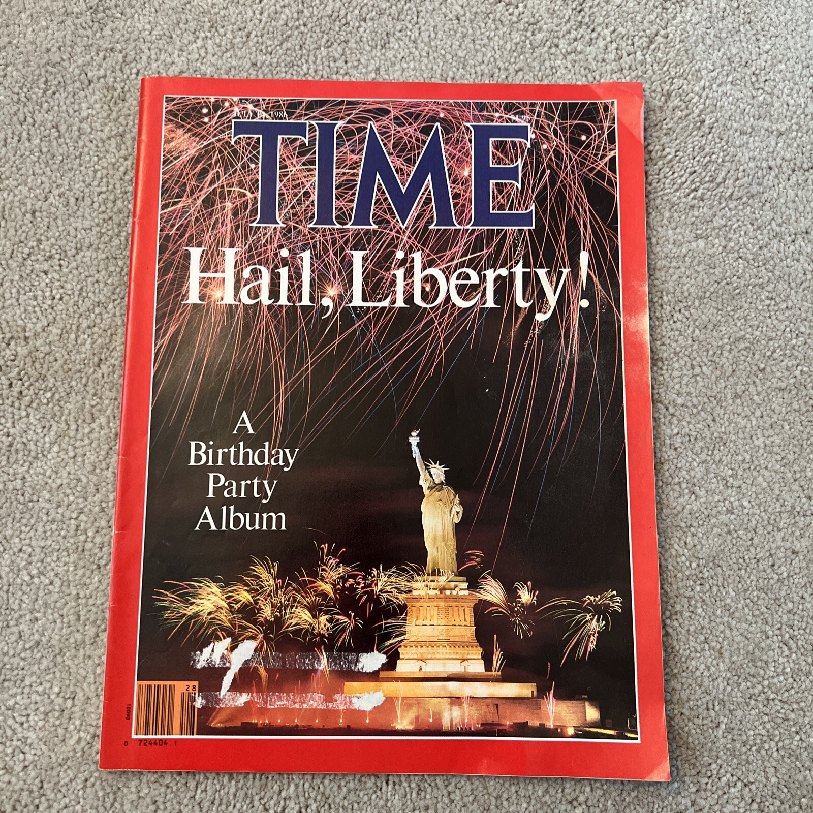 VTG Time Magazine July 14 1986 Statue of Liberty Cover July 4th | eBay