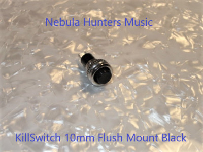 Guitar KillSwitch Cutoff Black Momentary P/Button 10MM Flush Mount 4.1m ...