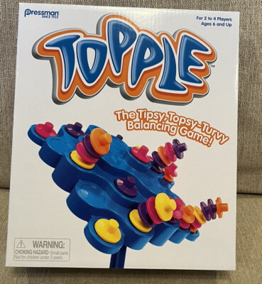 New Topple the tipsy topsy turvy balancing Game 2-4 Players Ages 6 and ...