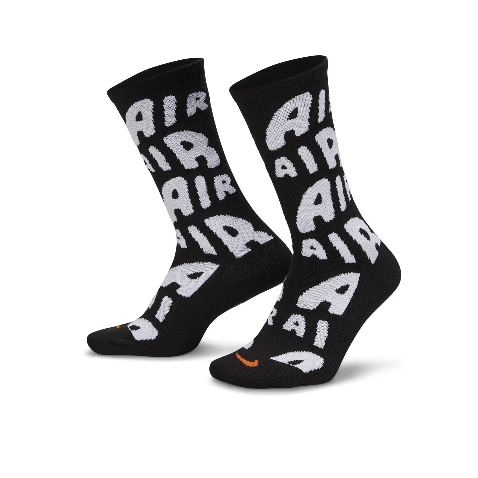 Nike Jordan Legacy Crew Socks Air Jumpman MJ Basketball Black DA2560 ...
