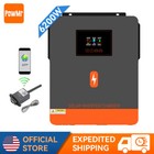 PowMr 6200W 48VDC Hybrid Inverter On/Off Grid 120A MPPT Solar ...