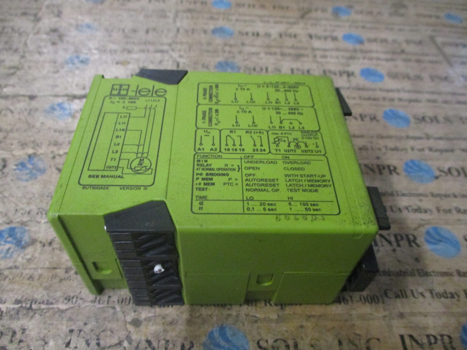 Tele BUT500V A5X True Power Temperature Monitoring Control 3Ph/1Ph 230V ...