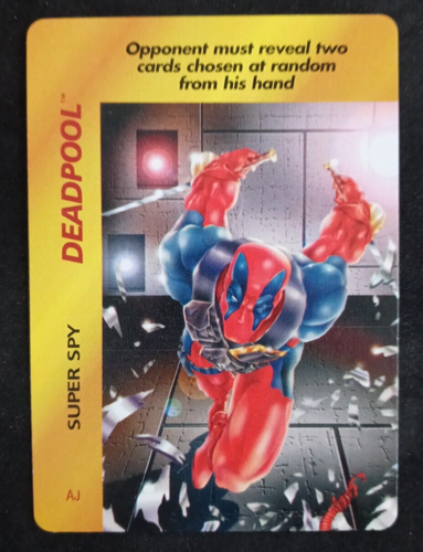 1995 Marvel Overpower Card Game Deadpool Super Spy (C) | eBay