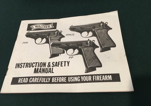 Walther / Interarms PPK - PPK/s Black Factory Box / Case, Test Target ...