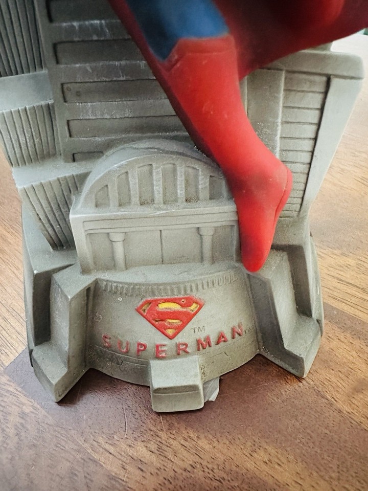 SUPERMAN PVC Bank On The Daily Planet Building! | eBay