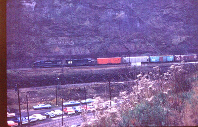 PC-Penn Central SD45 # 6207 Port Perry Branch @ Braddock PA.-1970 Kodak ...