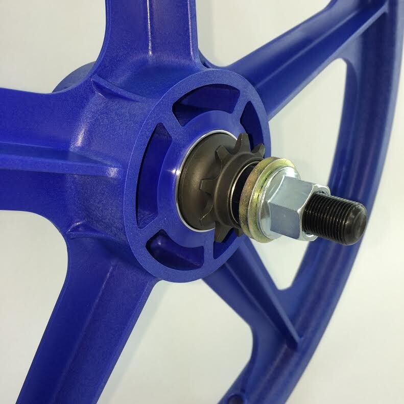 Skyway BMX 20" Tuff Wheels BLUE 9-TOOTH DRIVER retro NEW wheelset 3/8 ...