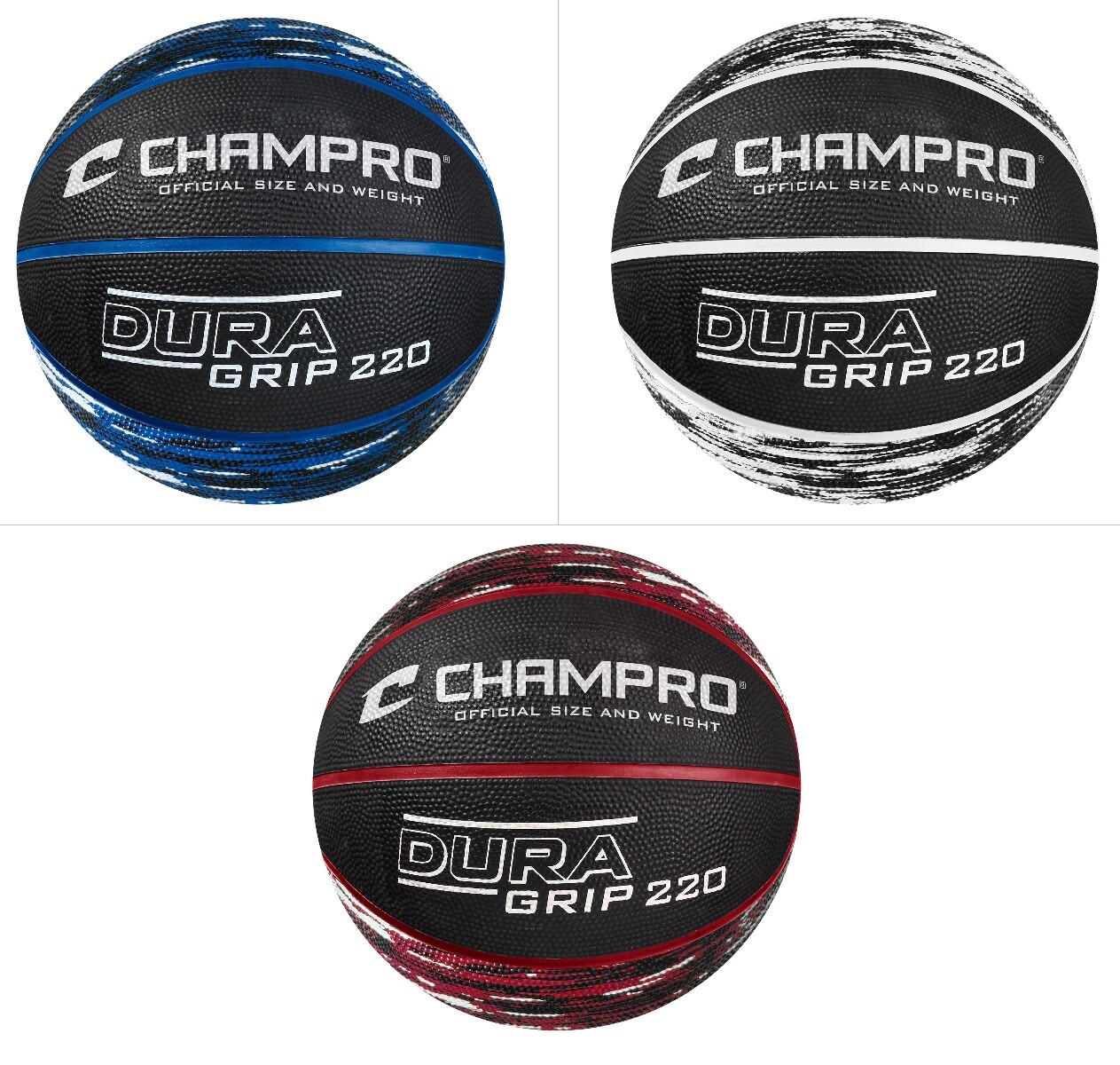 Champro Sports Dura-Grip 220 Official Size (29.5") & Weight Rubber ...