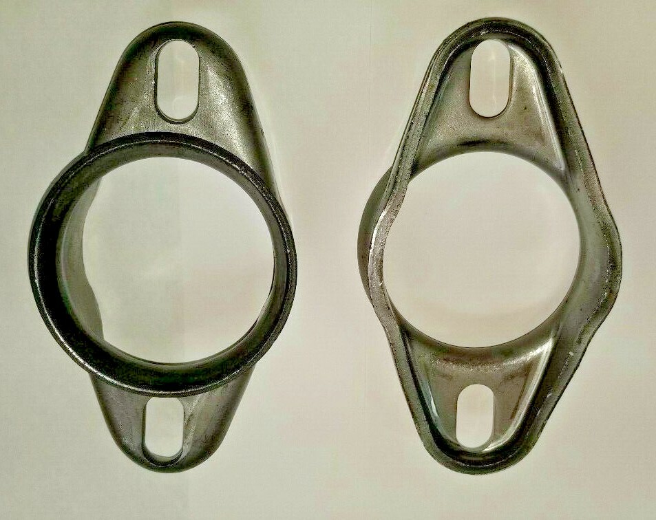 2.5 ID 2 Bolt Header Collector Slip On Formed Steel Flanges 4"To4.75 ...