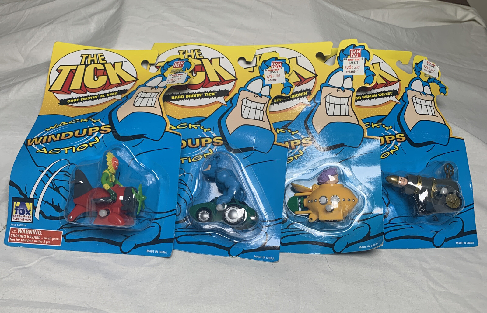 LOT OF 4 The Tick Wacky Action Windups NIB | eBay