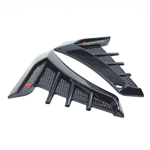 Sports Grille Intake Vent Air Wing Cover Trim 2Pcs For Car Exterior ...