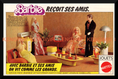 PUBLICITE PRINT AD BARBIE Vintage 1977 PUB Party-time | eBay