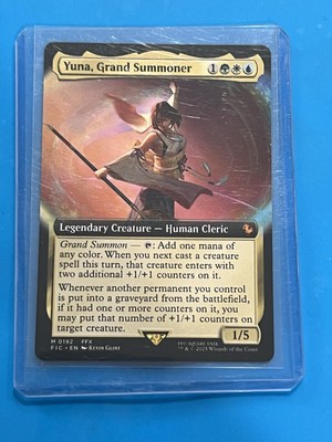 Yuna, Grand Summoner - Extended Art M MTG Commander: Final Fantasy M/NM ...