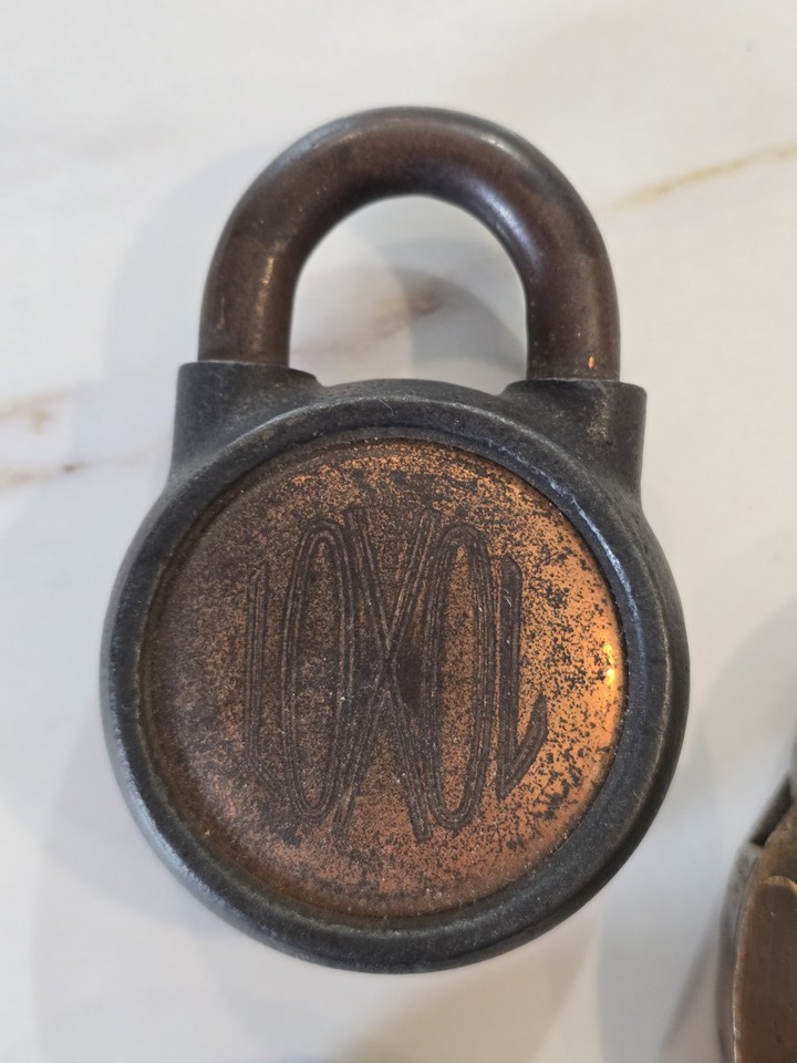 Vintage Padlocks Lot Of 3 Railroad Old Locks | eBay
