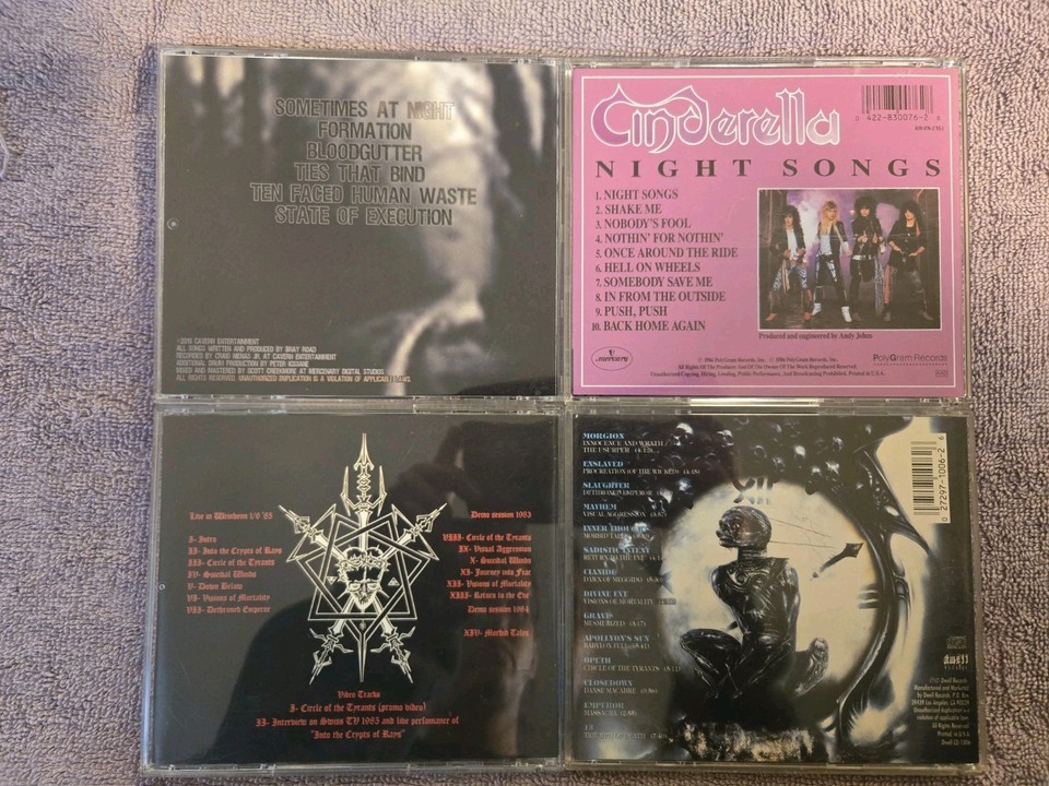 20 Heavy Metal And Punk CD (F) Cro-Mags cannibal corpse black flag ...