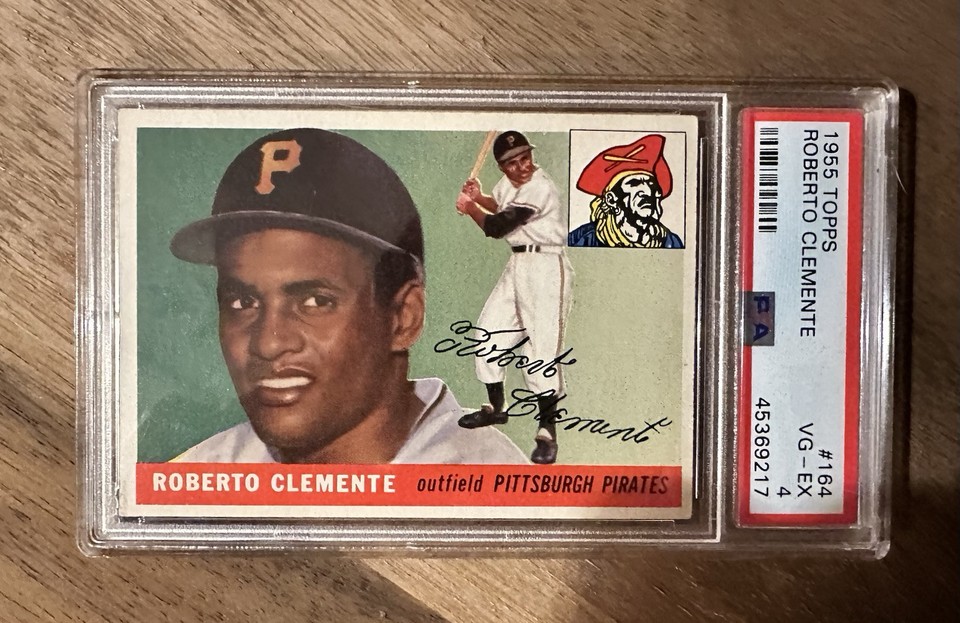 1955 Roberto Clemente rookie card Psa 4 | eBay