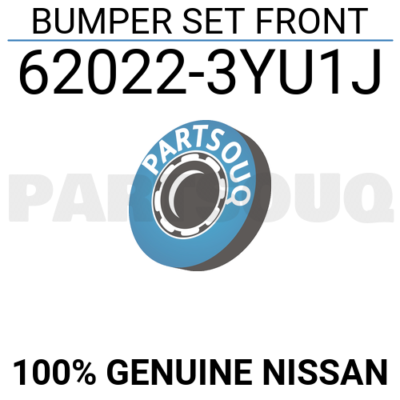 620223YU1J Genuine Nissan BUMPER SET FRONT 62022-3YU1J | eBay