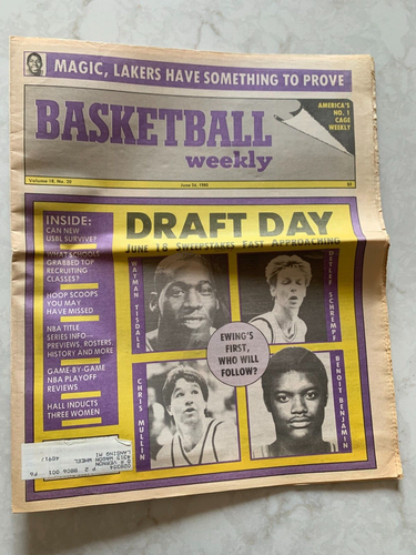 Basketball Weekly newspaper, June 24, 1985 | eBay