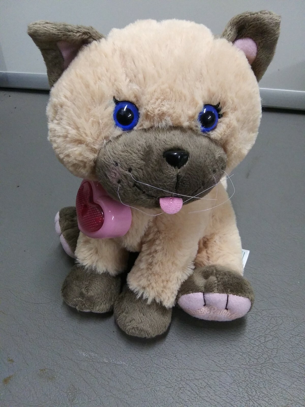 Cabbage Patch Kids Adoptimals Siamese Kitty Cat 9" Plush Pet Toy Sound ...