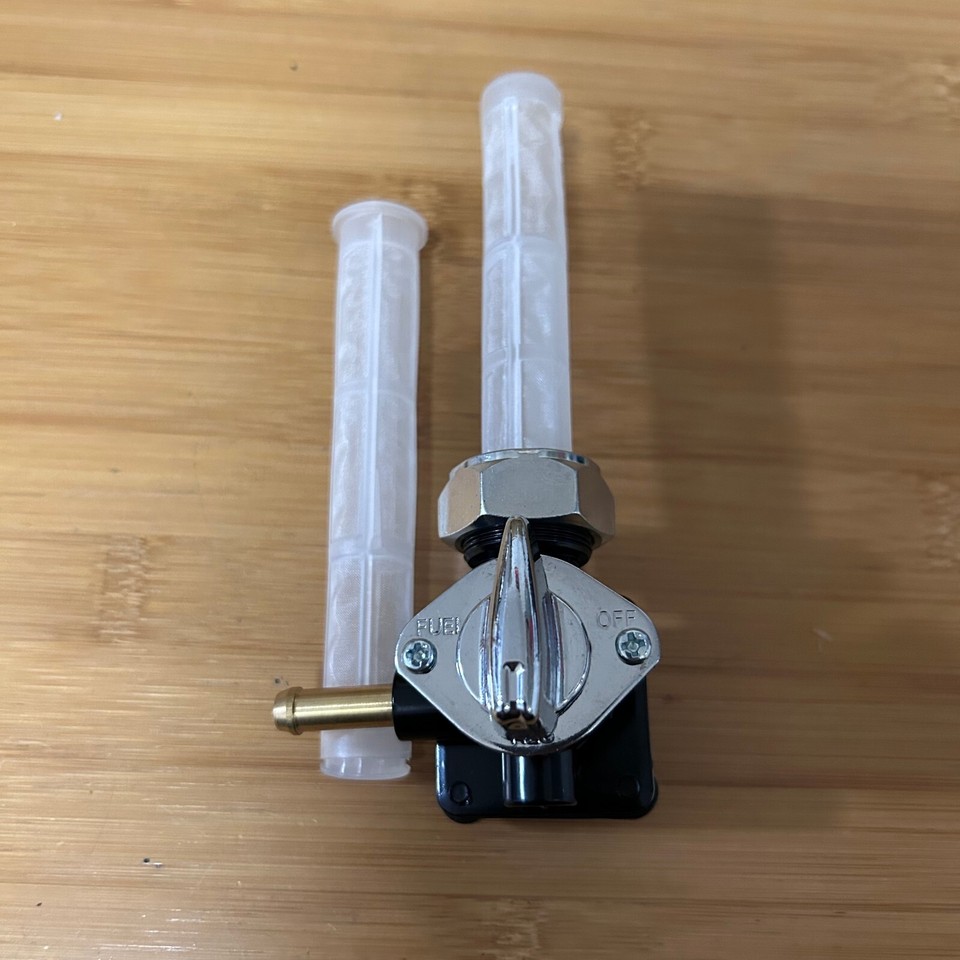 Fuel Valve Petcock 22mm Left exit For Harley VACUUM Petcock | eBay