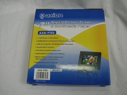 Axion AXN-9703 7" Digital Picture Frame for sale online | eBay