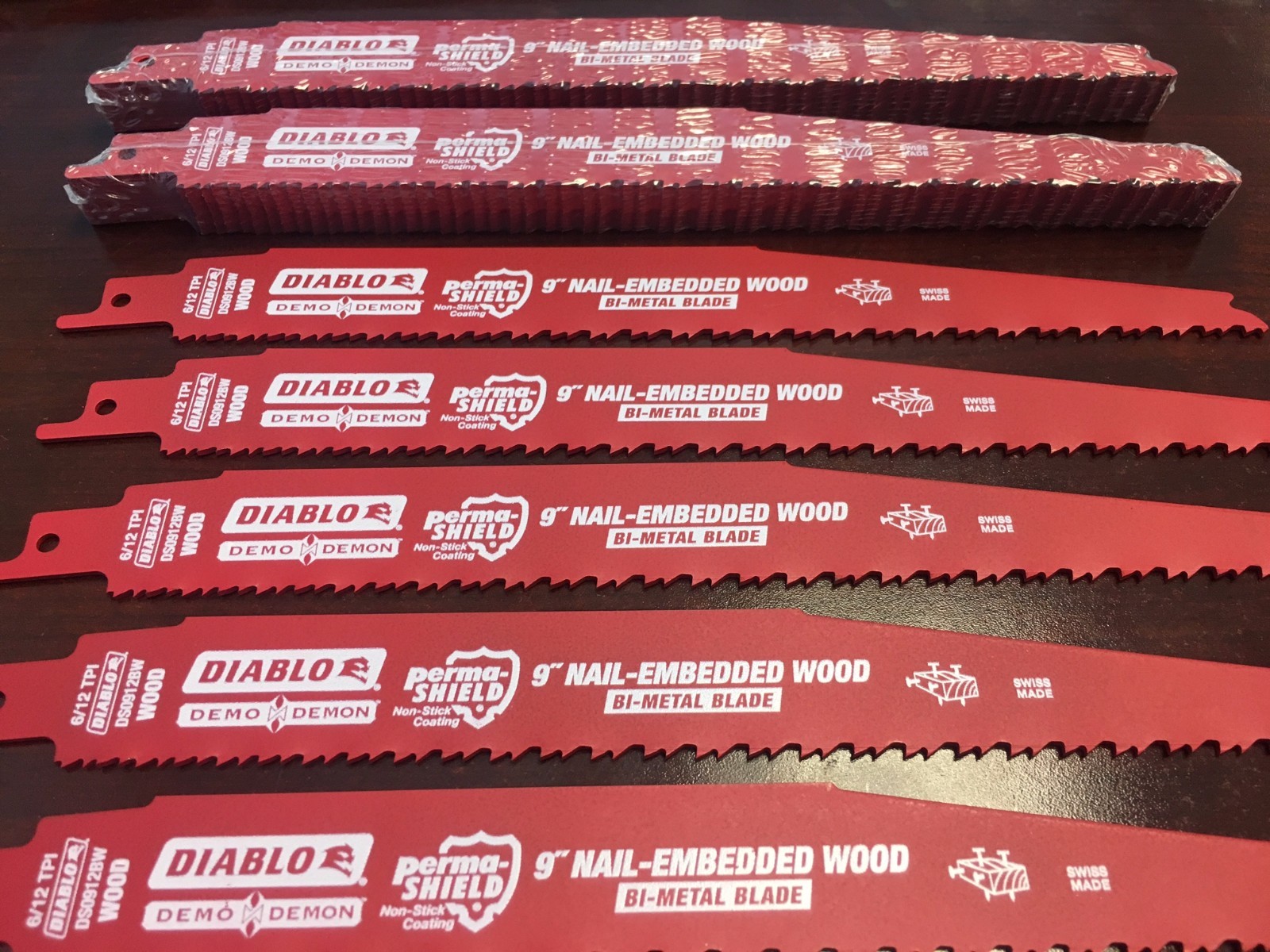 100 Freud Diablo 9 Recip Blades Wood Ds0912bw Fits Dewalt 20v Sawzalls