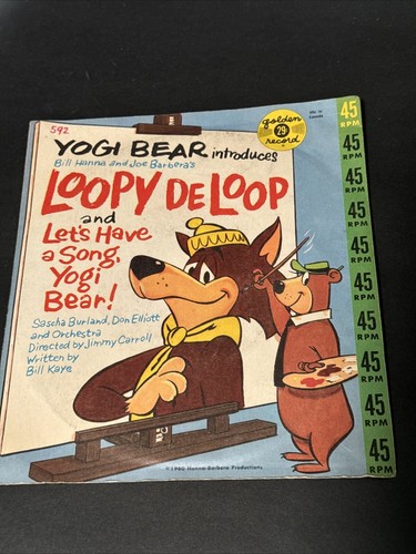 Golden Record Yogi Bear Introduces Loopy De Loop 1960 | eBay