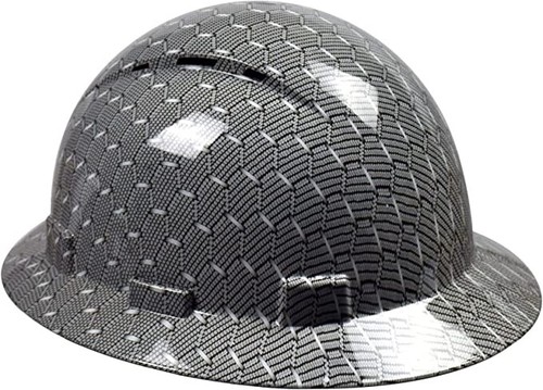 Cal Pacific, Grey Full Brim Hard Hat with with Fas-trac Suspension | eBay