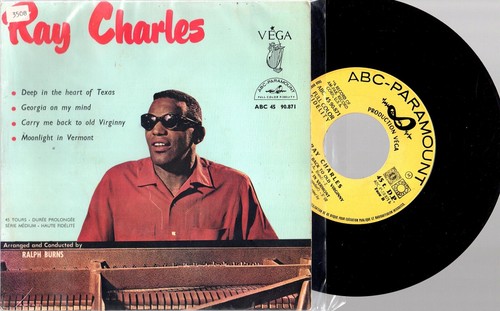 RAY CHARLES EP ABC-PARAMOUNT " DEEP IN THE HEART OF TEXAS " [FR] (1) | eBay