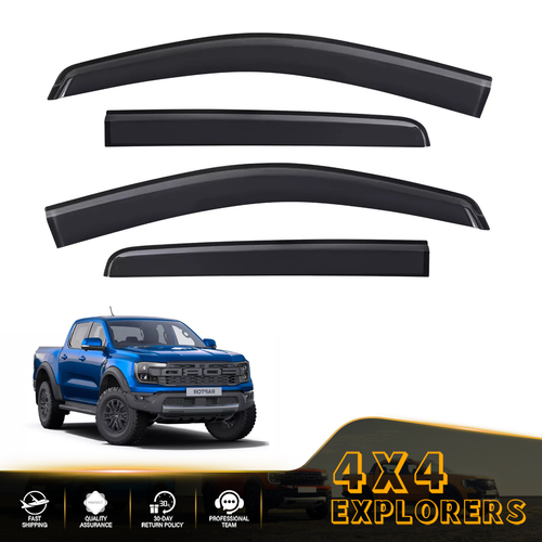 Wind Deflectors Window Visor Rain Guard For Ford Ranger 2023-2025 ...