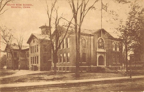 BRISTOL, CT ~ SOUTH SIDE SCHOOL, BENNETT & BROWN PUB ~ c 1907-14 | eBay