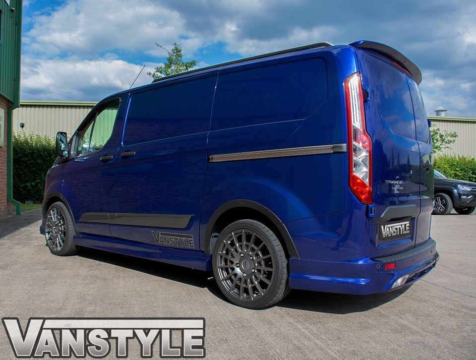 FORD TRANSIT CUSTOM 18-23 REAR BUMPER SKIRT SPOILER VALANCE SPLITTER ...