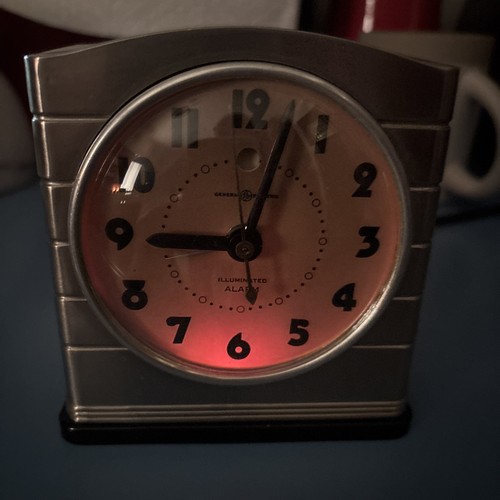 Vintage GENERAL ELECTRIC 7H106K MORNING STAR ALARM CLOCK W/light ...