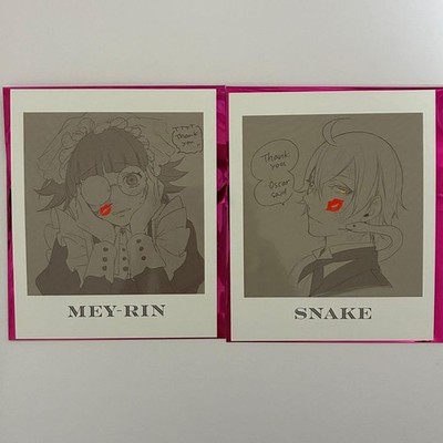 Black Butler Black Label Meirin Snake 2 Piece Trading Card Set | eBay