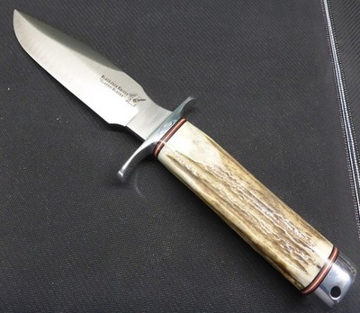 BlackJack Knives USA Classic Model 5 Elk / Stag Handle 5.5'' A2 BL NIB ...
