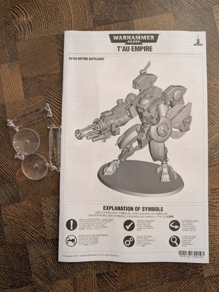 XV104 Riptide Battlesuit T’au Tau Brand New Warhammer Games Workshop ...