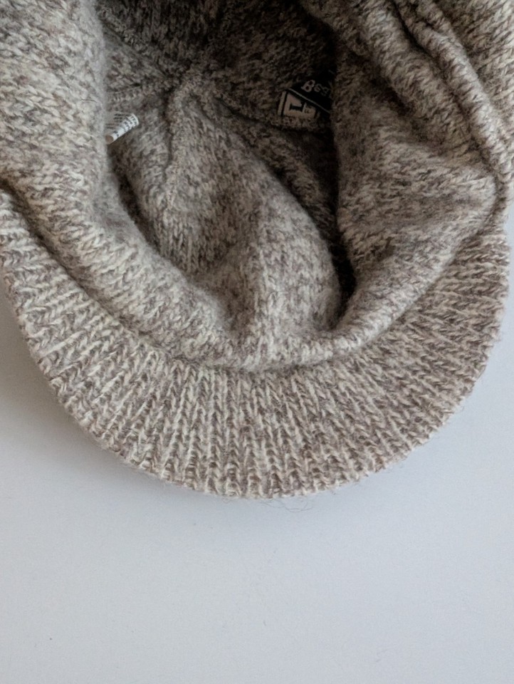 Vintage LL Bean ragg wool guide cap hat brim cabbie oatmeal USA flap | eBay