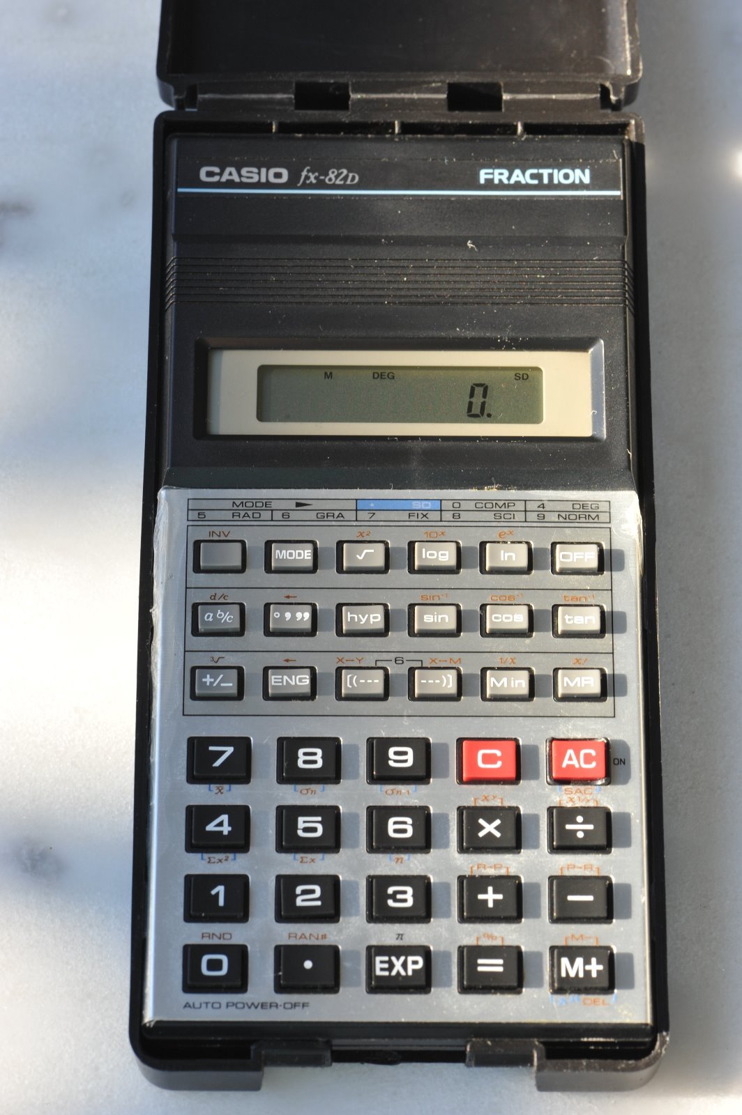 Casio FX-82D Vintage Scientific Calculator with hardshell case | eBay