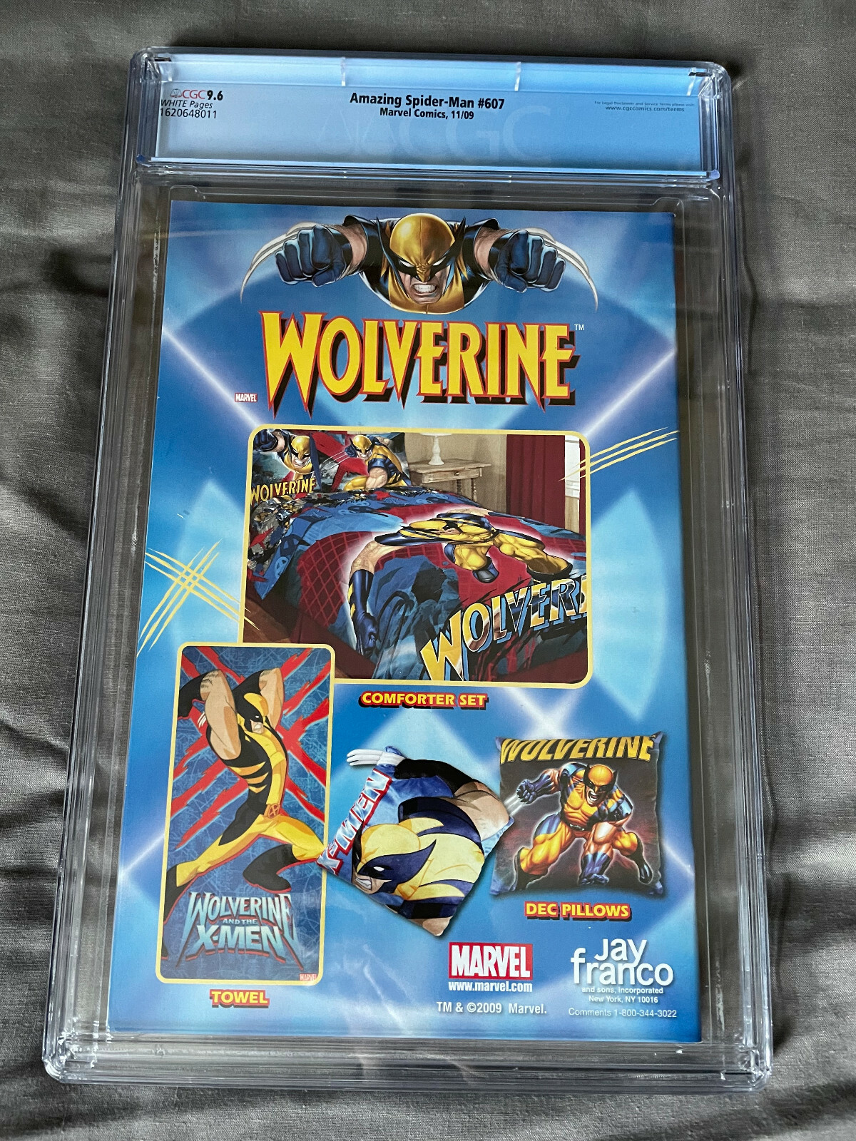CGC 9.6 Amazing Spider-man #607 2009 - J. Scott Campbell cover - Black ...