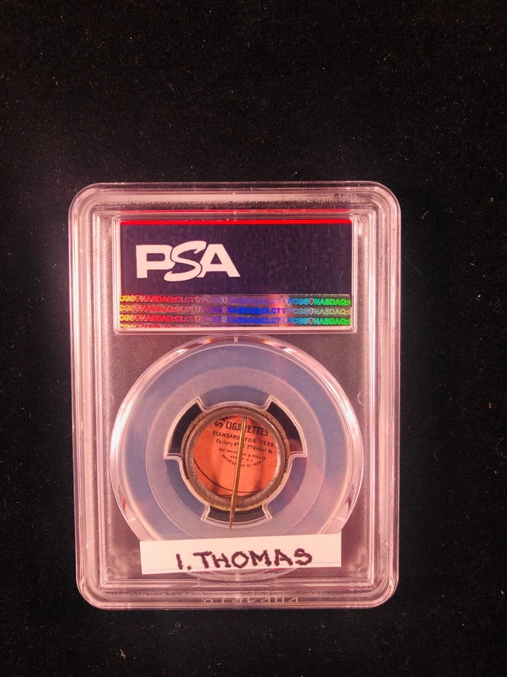 IRA THOMAS 1910-12 SWEET CAPORAL PINS BASEBALL SMALL LETTERS #137 EX-MT ...