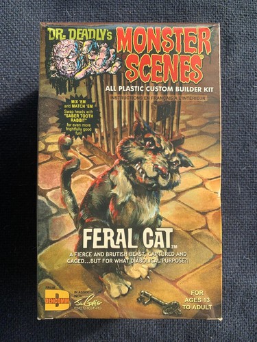 DENCOMM Dr. Deadly's Monster Scene - Feral Cat - New in box | eBay