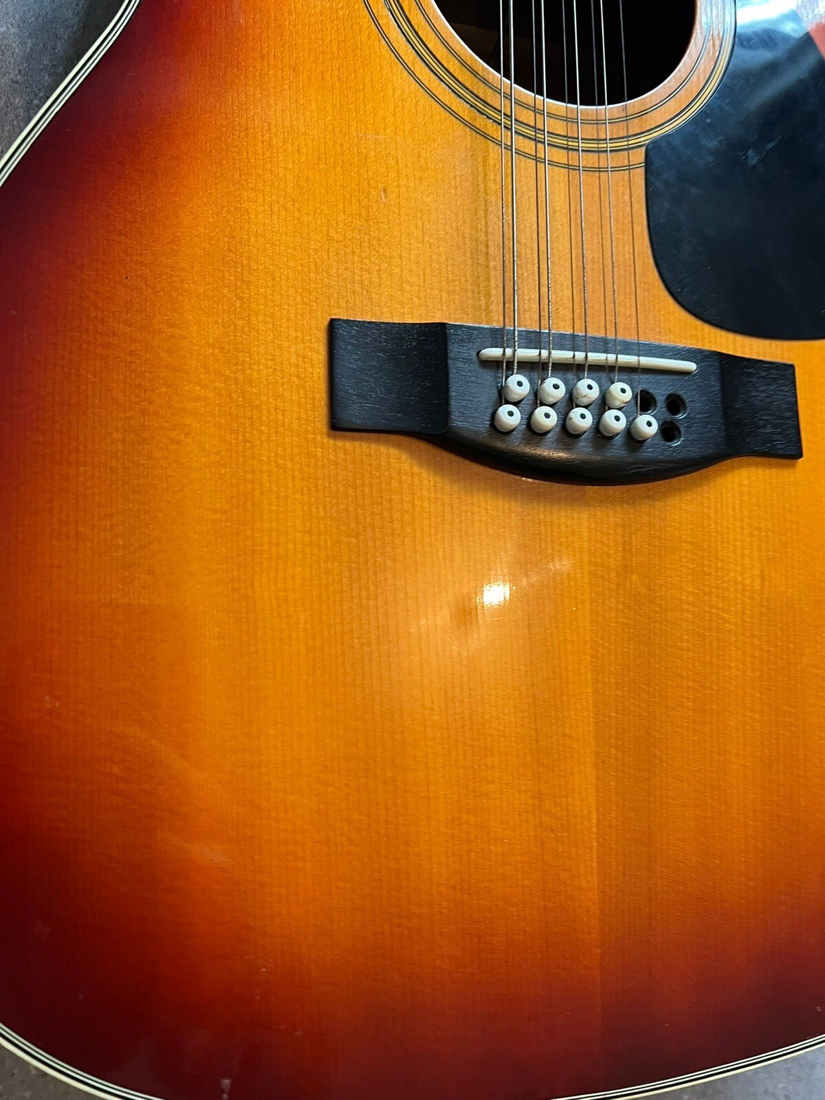 Yamaha FG 412 SB II 12 String Acoustic Guitar Fitted With A Fishman ...