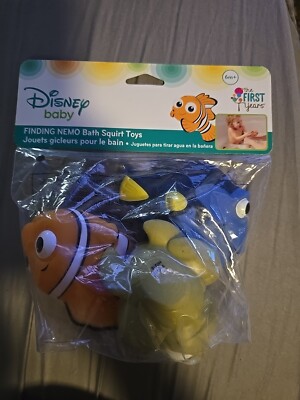 The First Years Disney PIXAR Finding Nemo Baby Bath Squirt Toys 6m+ | eBay