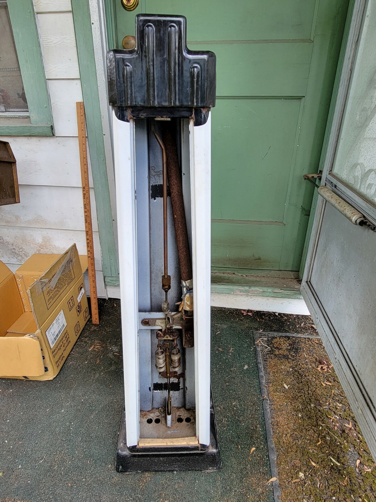 Antique Porcelain Penny Scale Coin Operated | eBay