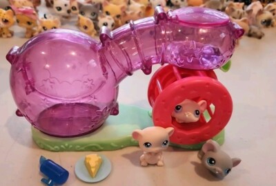 Littlest Pet Shop Merry Mice COMPLETE Set # 102 #103 #104 Mouse Mice ...