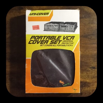 UNI-COVER- Portable Tuner & VCR Recorder Protective Covers • Vintage ...
