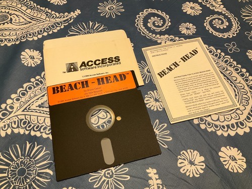 Beach Head for Commodore 64 w/ manual Nice Shape | eBay