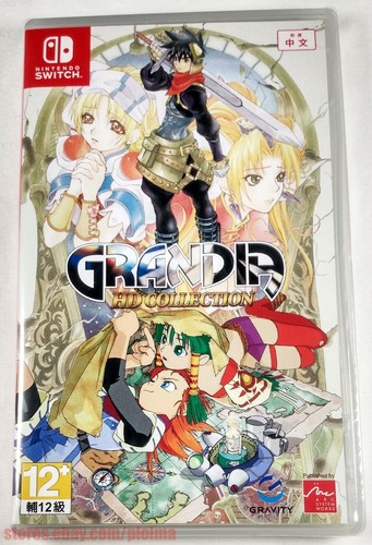 GRANDIA HD COLLECTION Brand New NINTENDO SWITCH Game ASIA Import Ships ...