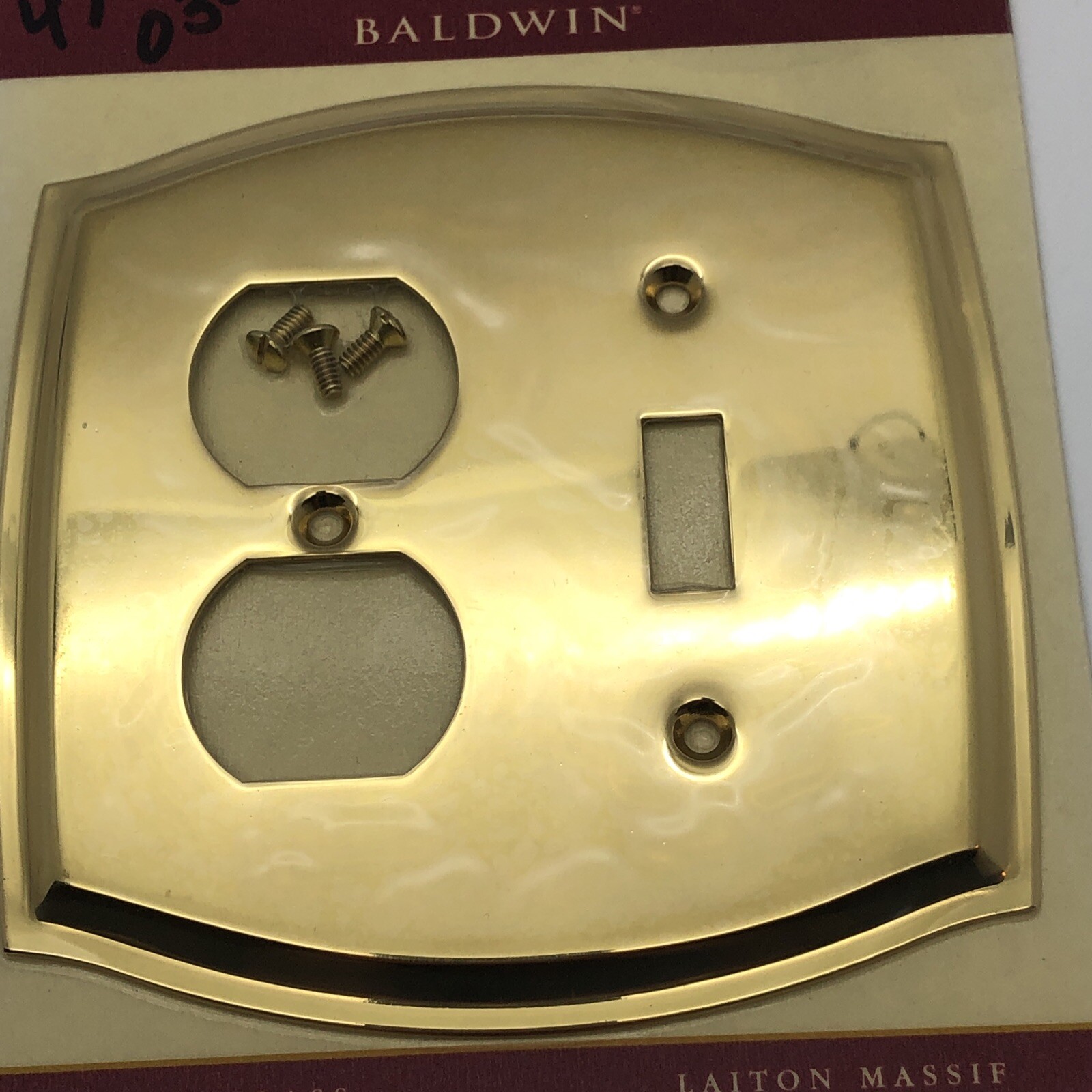 Baldwin Brass Colonial Toggle Switch & Outlet Plate Wall Plate 4767-030 ...